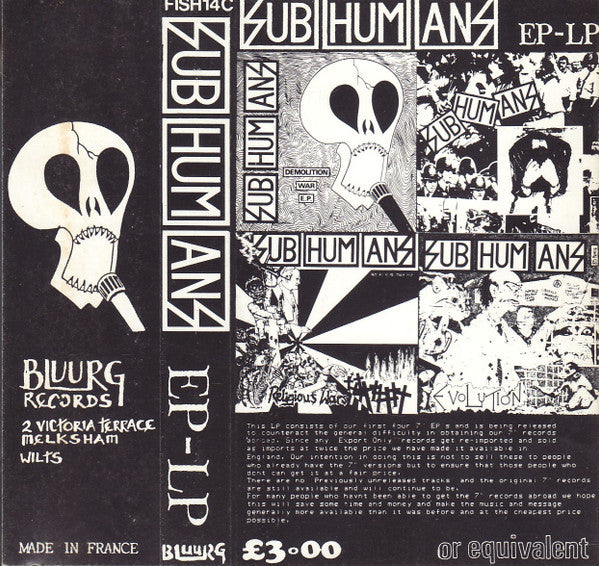 Buy Subhumans : EP-LP (Cass, Comp, Bla) Online for a great price ...